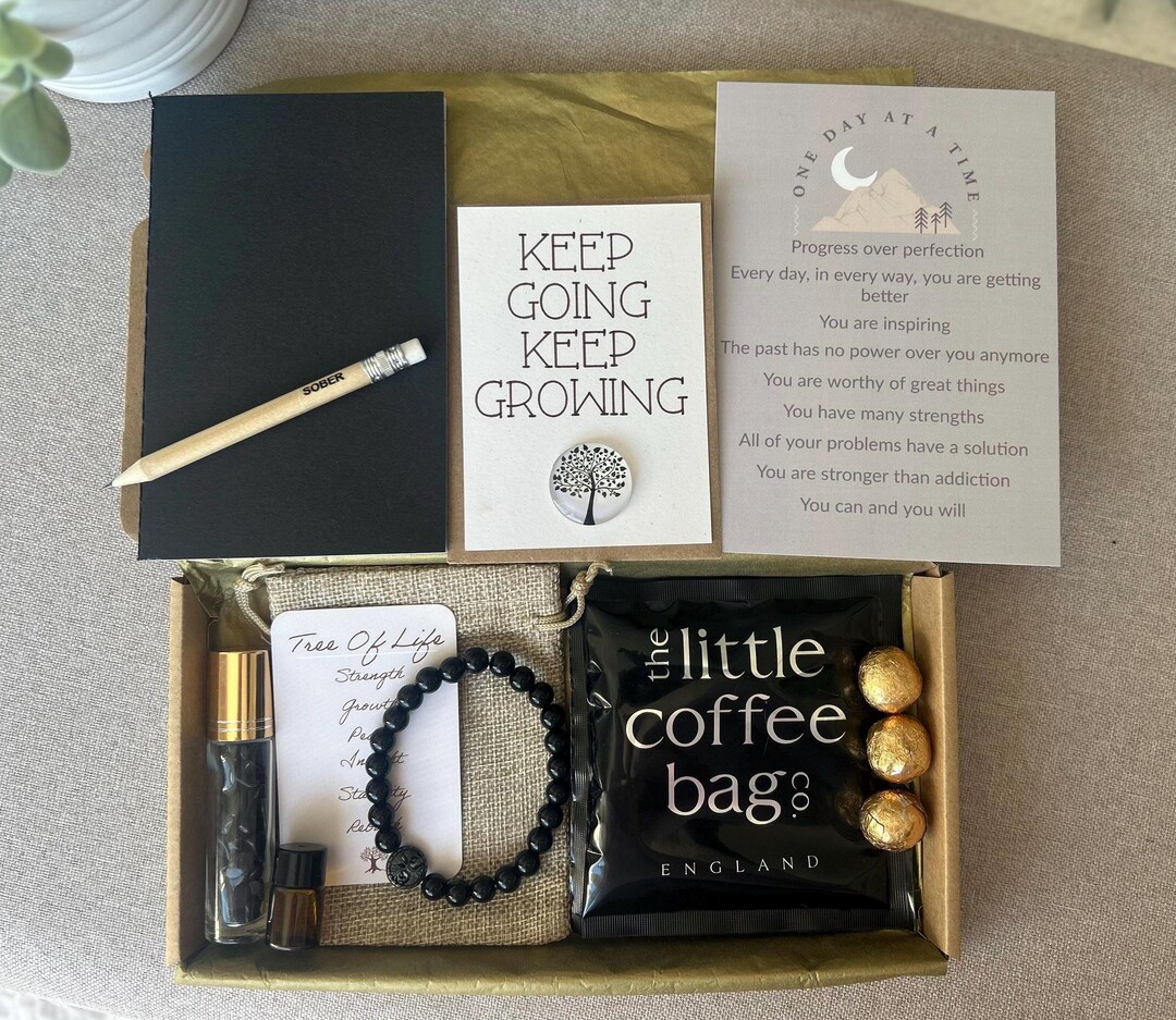 Recovery Giftbox for Him | Sobriety Gift | Sober Christmas - Etsy