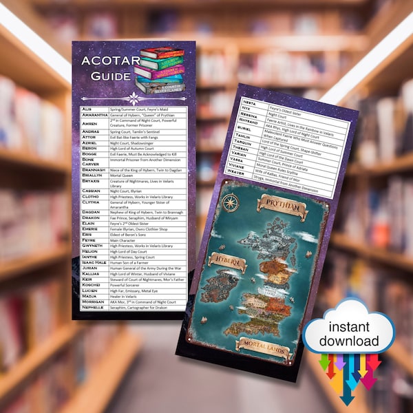 Acotar Map - Etsy