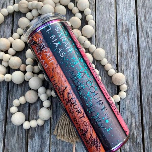 Acotar Book Spine Tumbler - Etsy