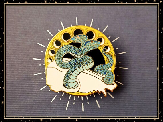 Snake Familiar Pin Find Your Familiar Witchy Magical - Etsy