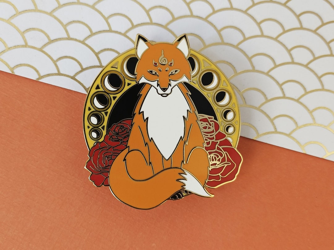 Fox Familiar Pin | Find Your Familiar - Witchy, Magical, Goth, Hard ...