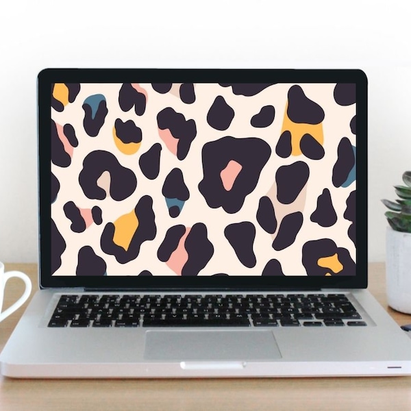 Leopard Print Desktop Wallpaper - Etsy