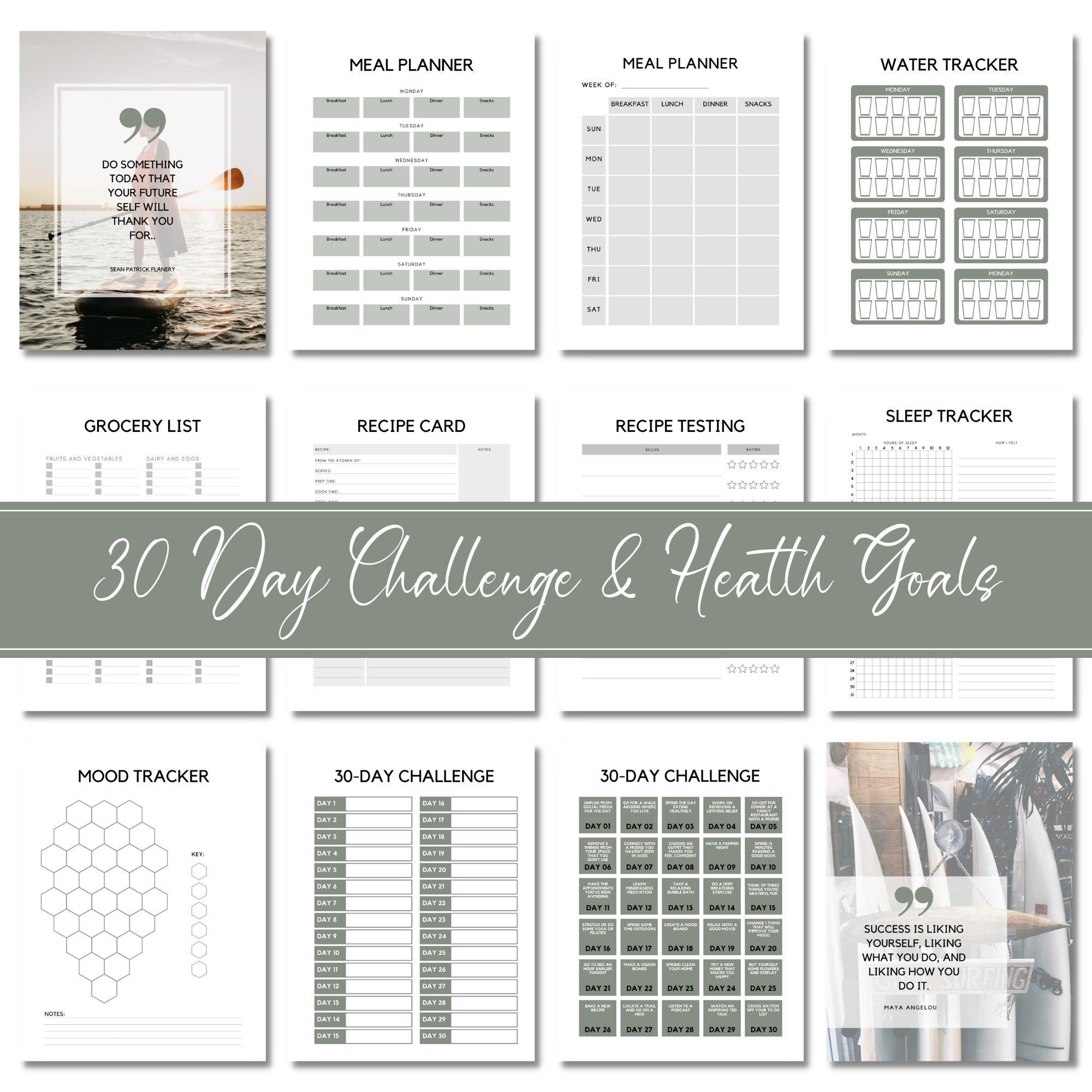 Editable ADHD Planner Template, Printable Adult ADHD Journal, Digital ...