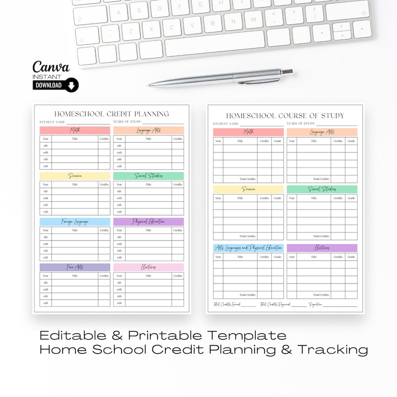 Editable Homeschool Checklist, Printable Daily Schedule for Kids, Home ...