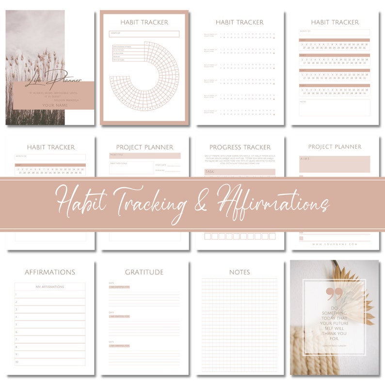 Editable ADHD Planner Printable Adult ADHD Journal Digital - Etsy