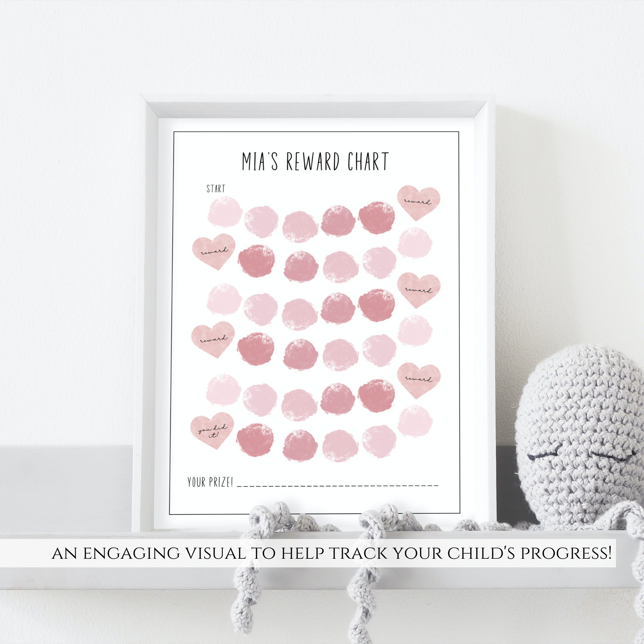 Editable Kids Reward Charts, Printable Responsibility Charts, Toddler ...