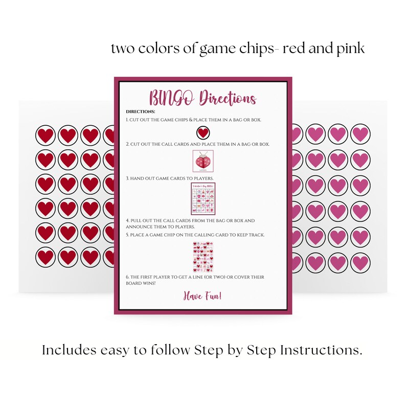 Editable Valentine BINGO, Printable Valentines BINGO Template ...