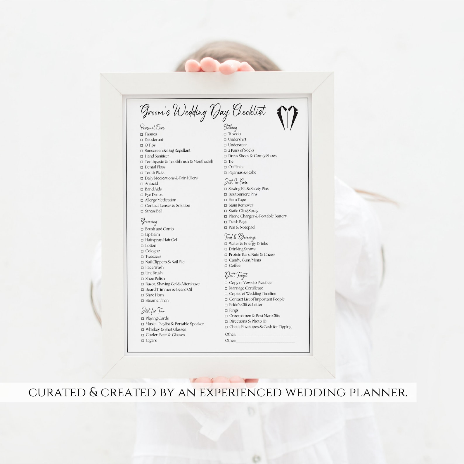 Editable Wedding Day Checklist: Bridal & Groom Suite (printable PDF) - Etsy