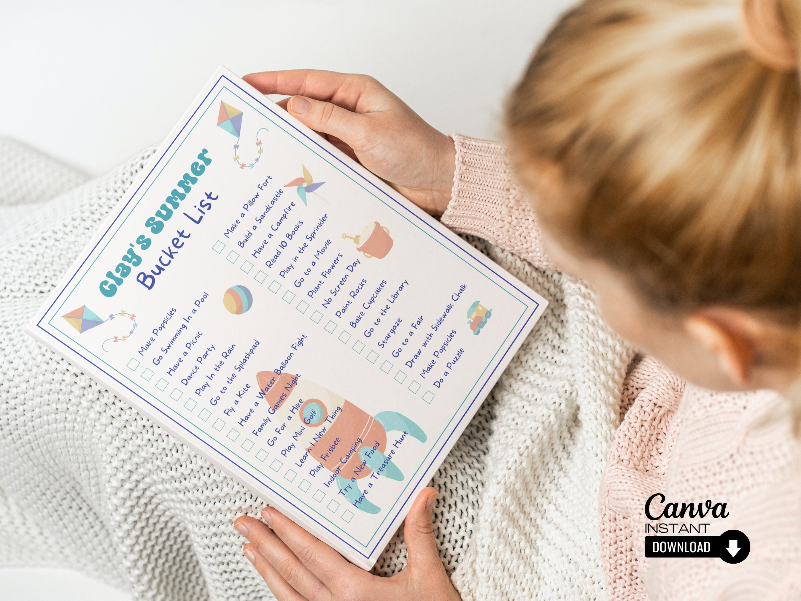 Editable Summer Bucket List Printable Summer to Do List - Etsy Canada