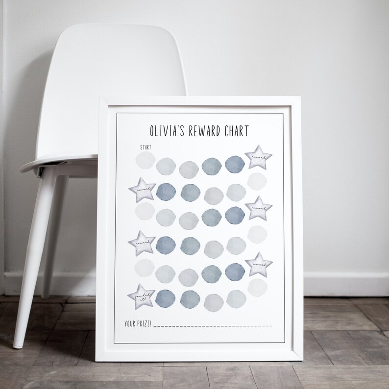 Editable Kids Reward Charts, Printable Responsibility Charts, Toddler ...