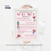 Valentine's School Spirit Week Flyer: Editable Event Schedule (digital ...