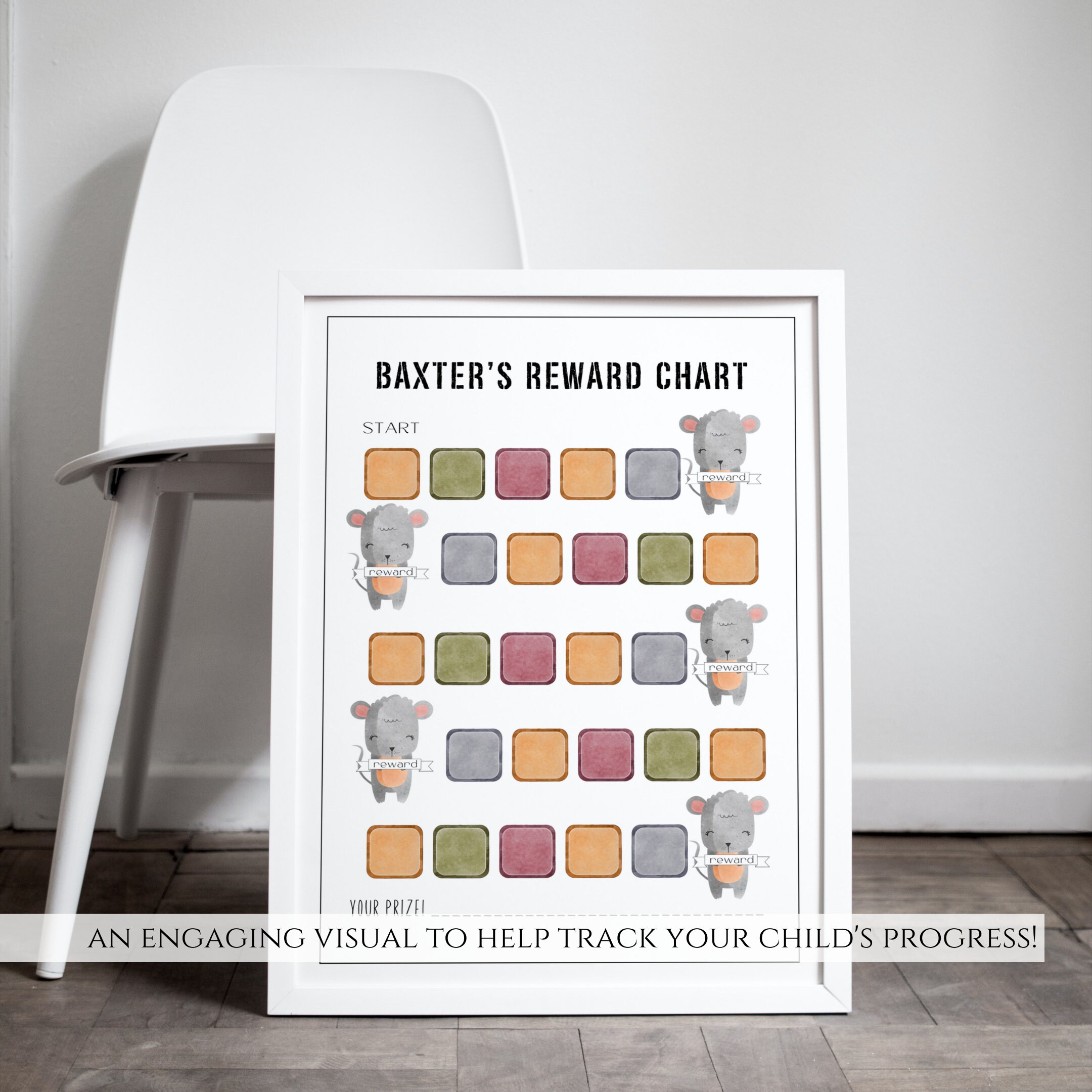 Editable Kids Reward Charts, Printable Responsibility Charts, Toddler ...