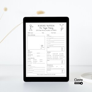 Editable Baby Care Daily Log, Printable Infant Care Tracker, Newborn ...