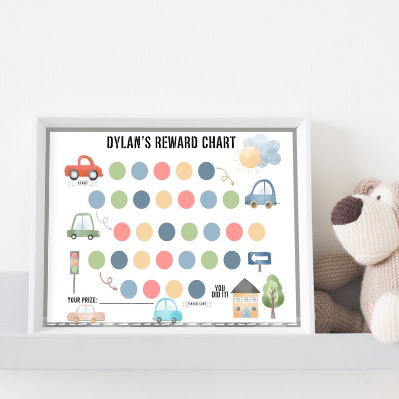 Editable Kids Reward Chart Printable Responsibility Chart - Etsy