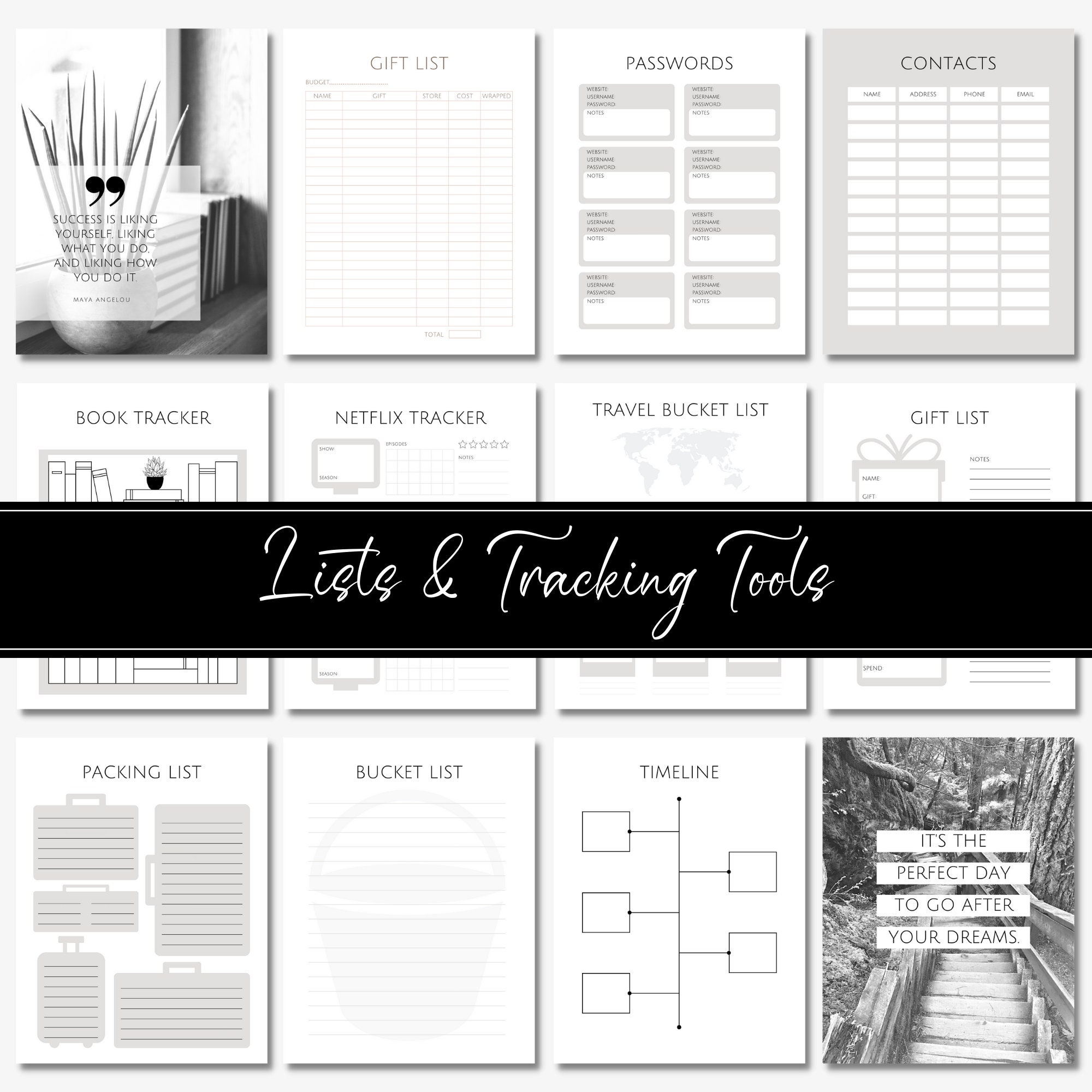 Editable ADHD Planner Template Printable Adult ADHD Journal - Etsy