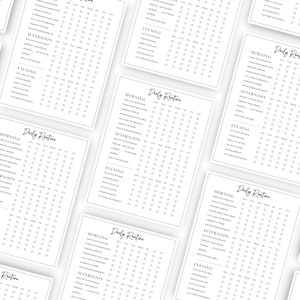 Editable Daily Routine Checklist: Printable Habit Tracker (adult/kids ...