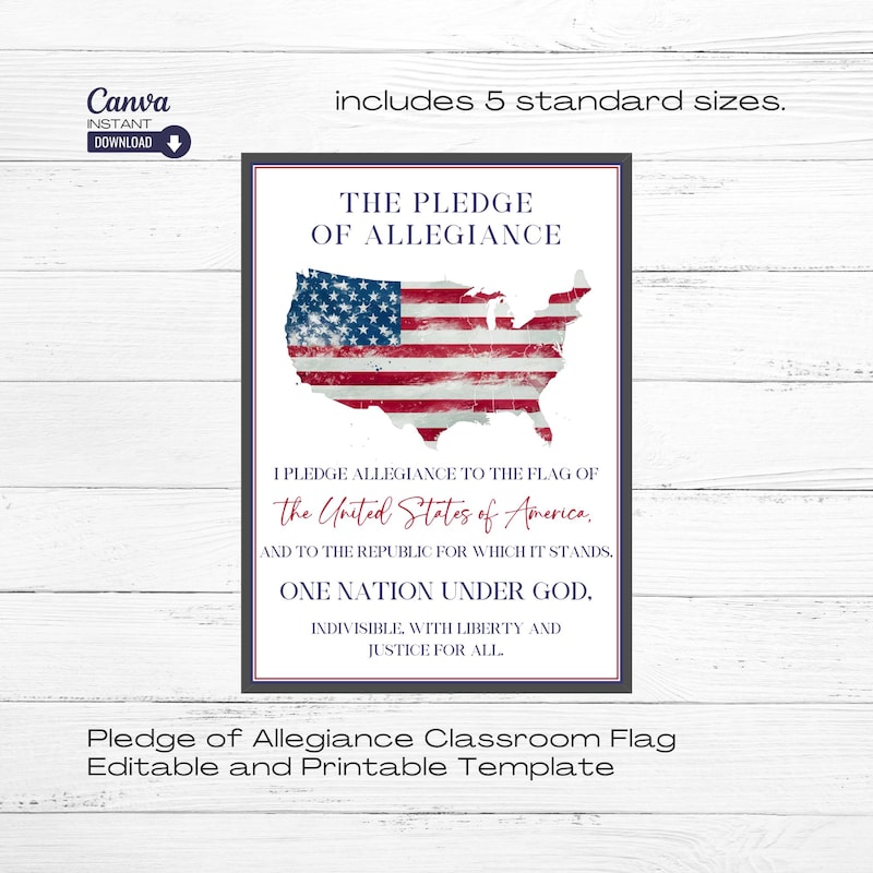Pledge of Allegiance - Etsy