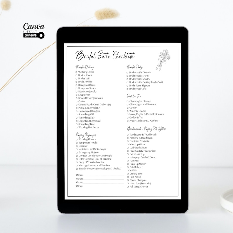 Editable Wedding Checklist Templates, Printable Wedding Planning ...