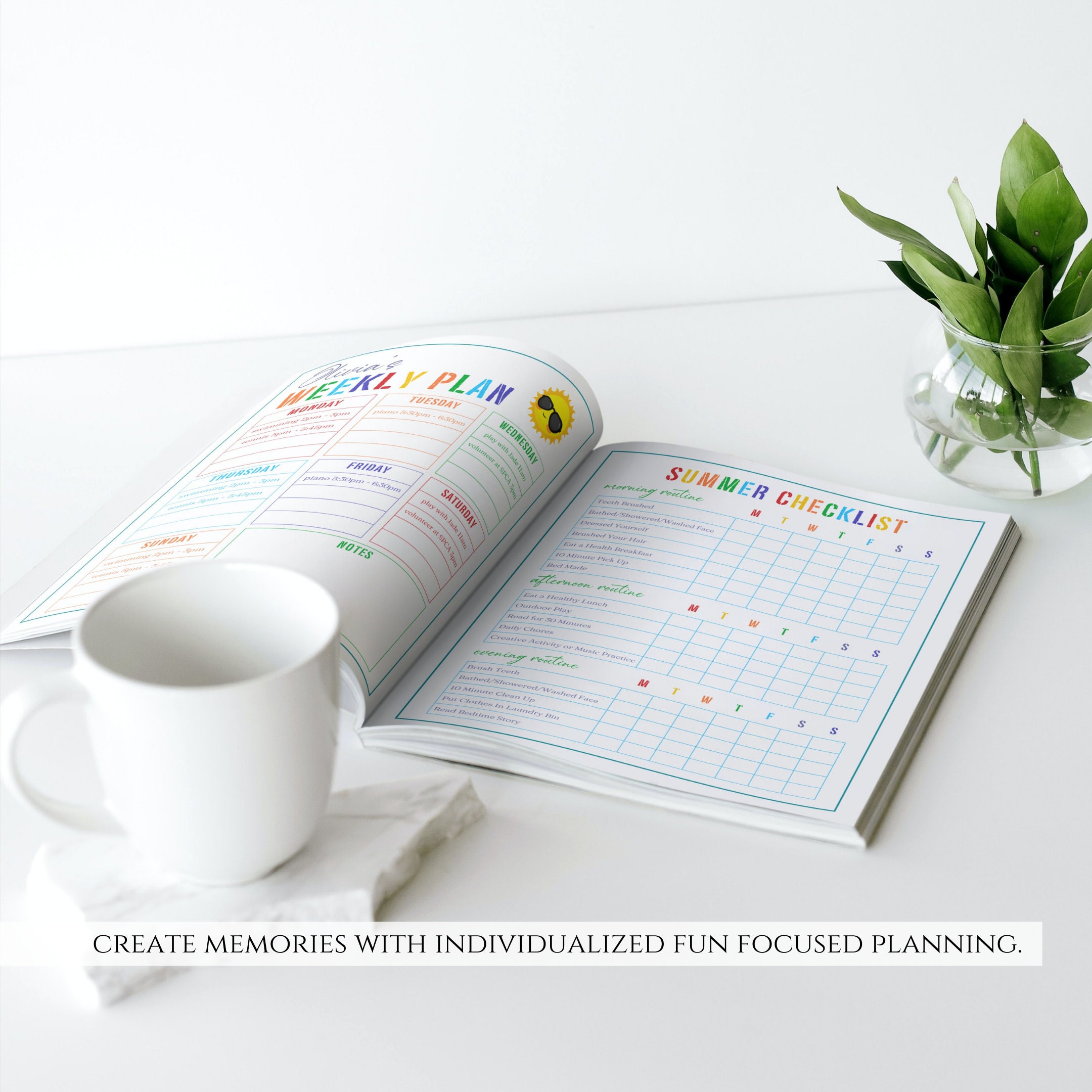 Editable Summer Planner, Printable Summer Organizer, Summer to Do List ...