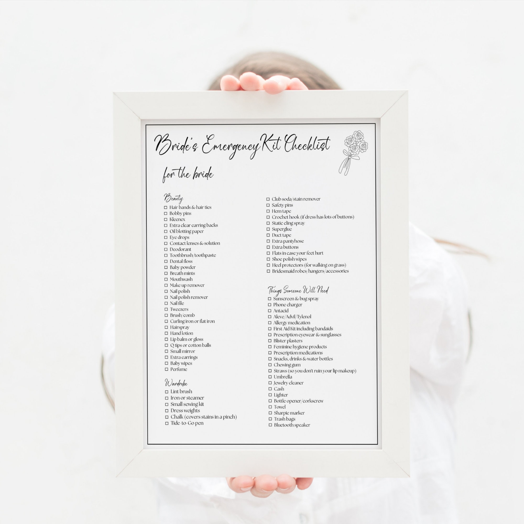 Editable Wedding Day Checklist: Bridal & Groom Suite (printable PDF) - Etsy