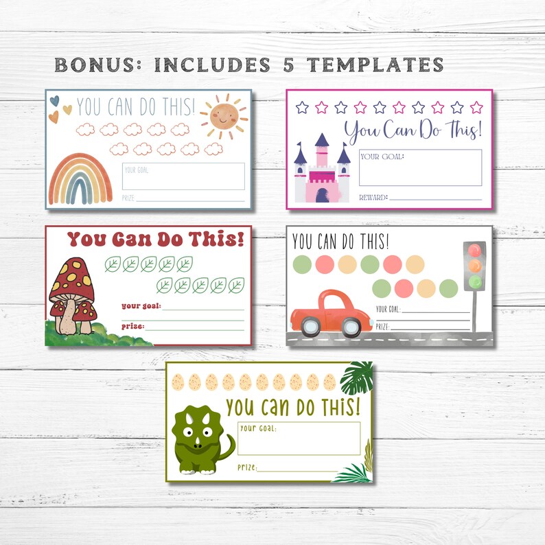 Editable Reward Chart Template, Printable Incentive Chart, Potty ...