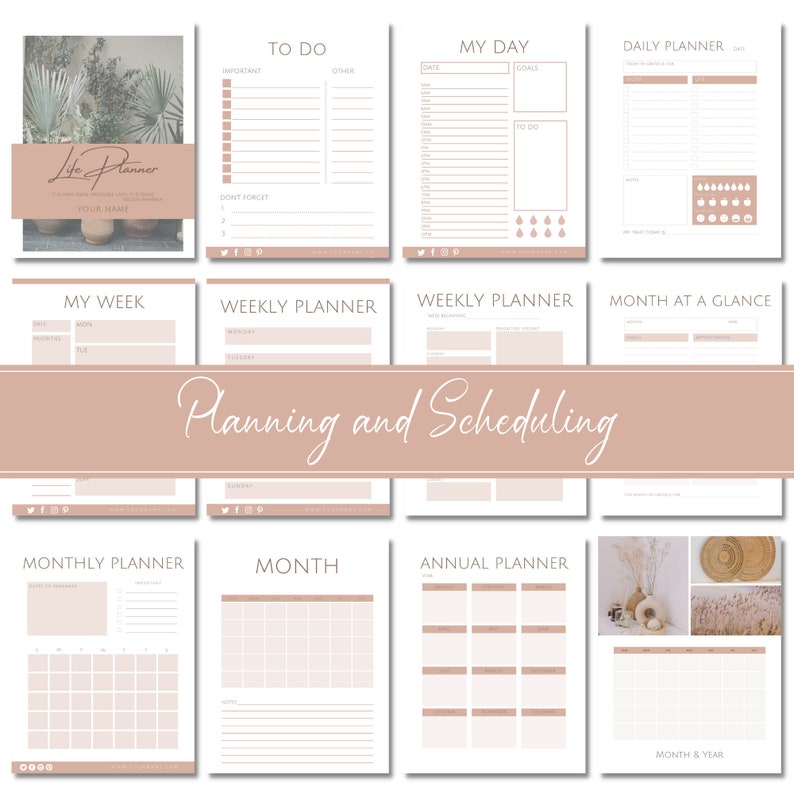 Editable ADHD Planner, Printable Adult ADHD Journal, Digital ADHD Life ...