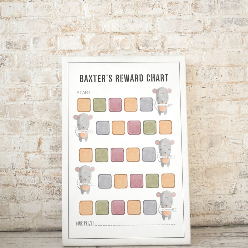 Editable Kids Reward Charts Printable Responsibility Charts - Etsy