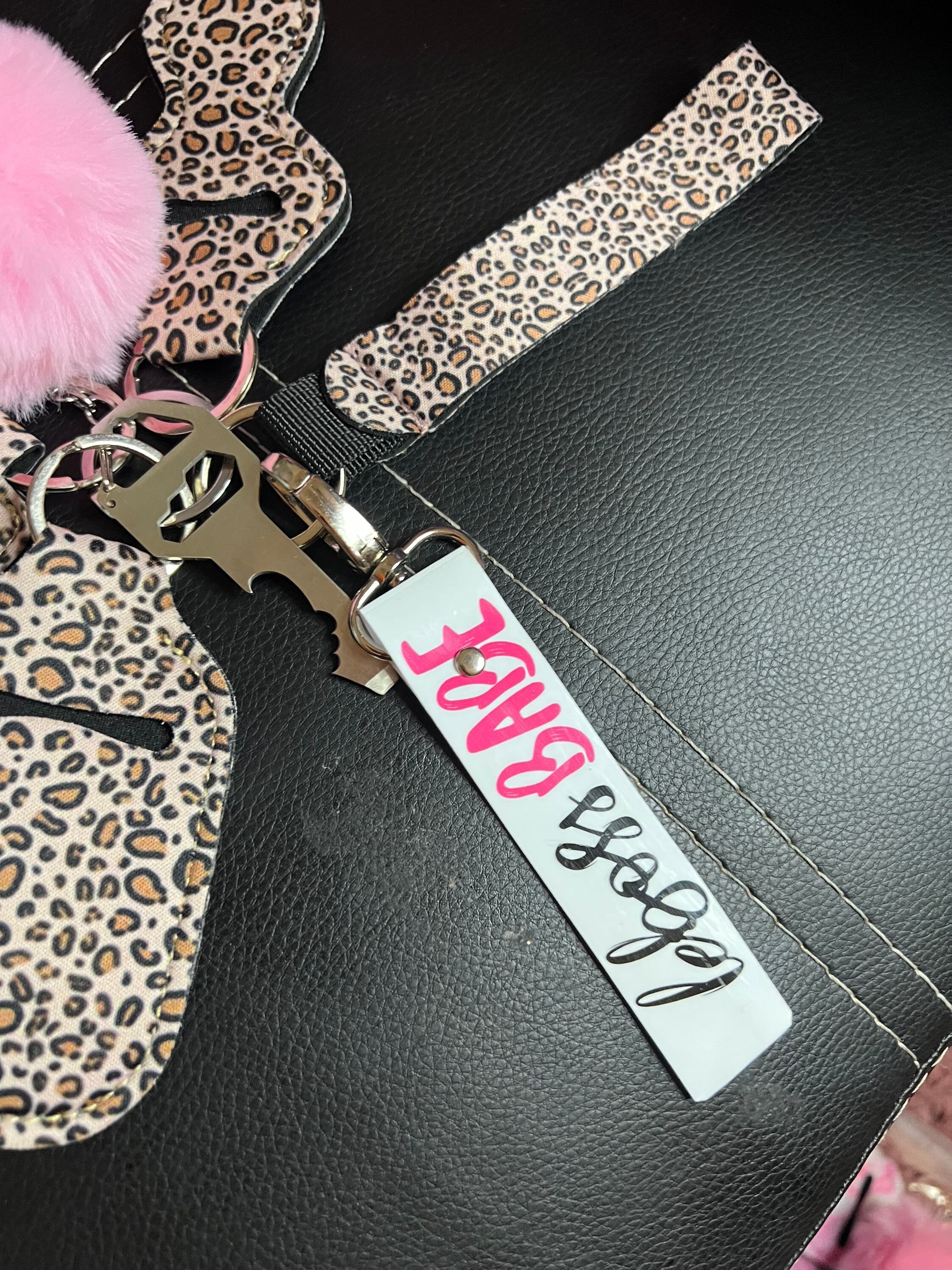 Cheetah Print Defense Keychains - Etsy