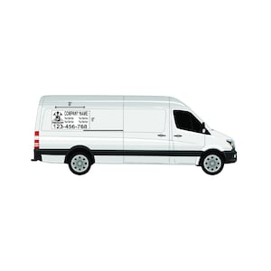 Custom Cargo Van Magnet: Commercial Vehicle Decal - Etsy