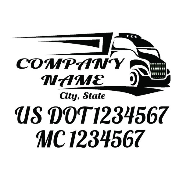 Truck Magnetic Sticker Dot Numbers - Etsy
