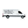 Custom Vehicle Decal Business Logo Printed Vinyl Sticker Custom Van ...