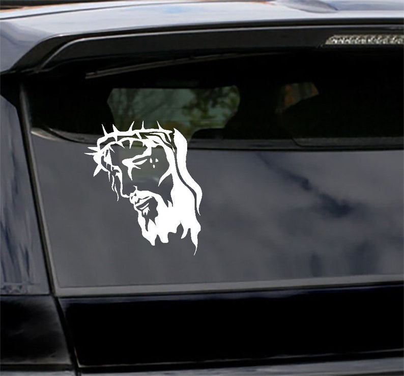 Jesus Christ Sticker for Car, Christian Sticker. - Etsy