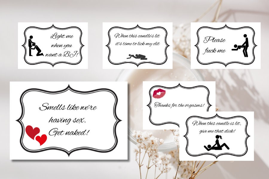 Inappropriate Candle Labels Instant Download Digital Download Adult ...