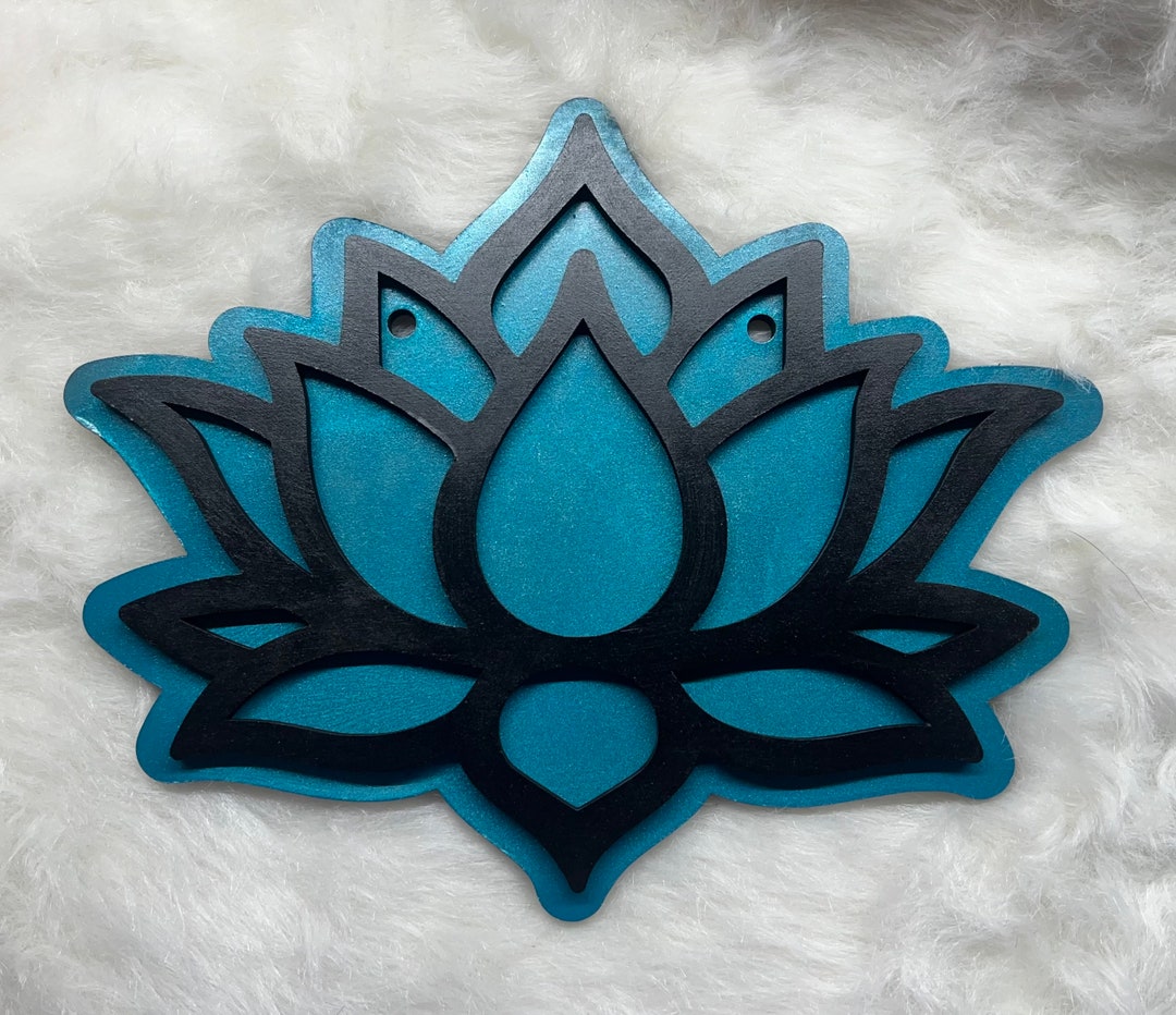 Zen Designs Lotus Flower Wood Wall Art - Etsy