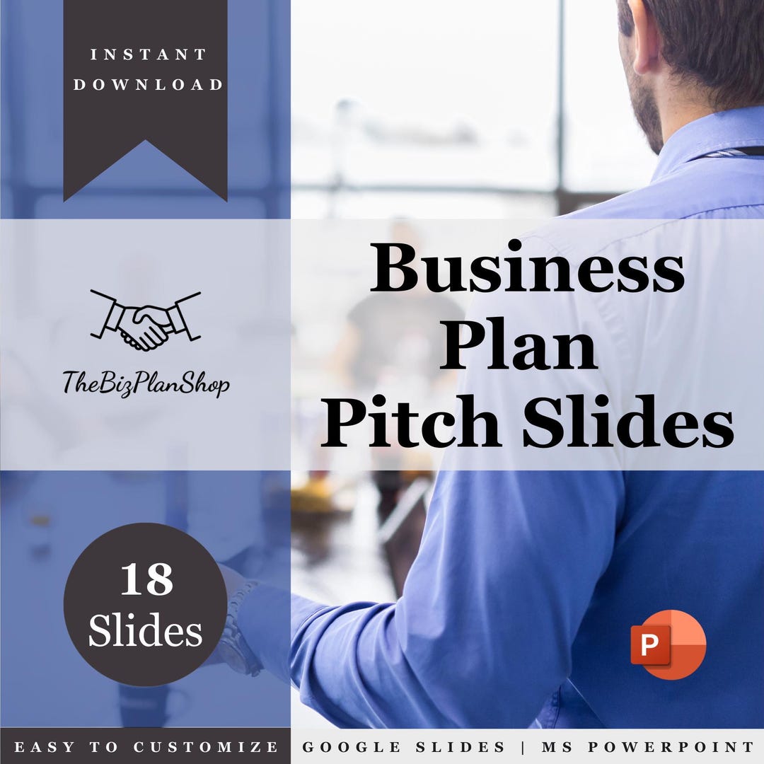 Business Plan Pitch Deck Template | Powerpoint & Google Slides ...