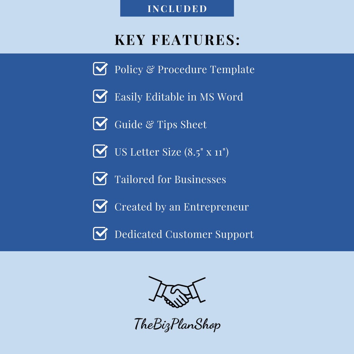 Policy & Procedure Template and Guide | Editable in MS Word | Instant ...