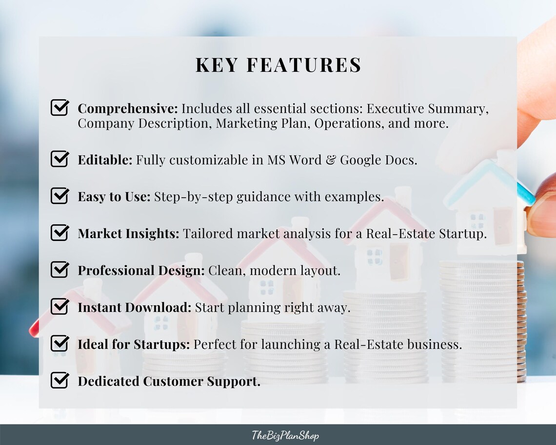 Real Estate Agency & Property Management Business Plan Template ...