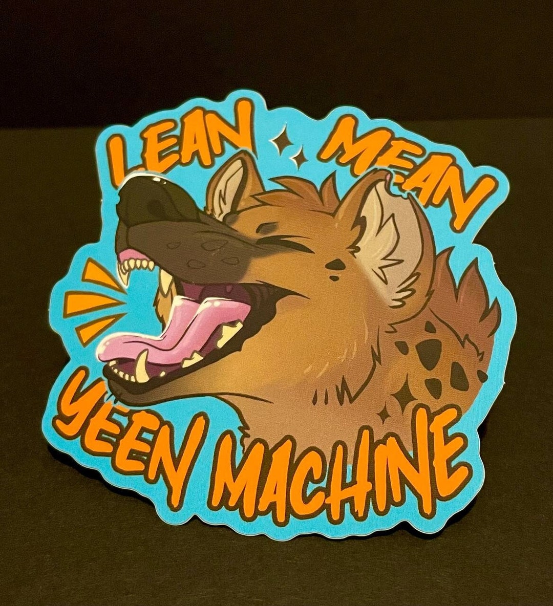 Lean Mean Yeen Machine Hyena Sticker - Etsy