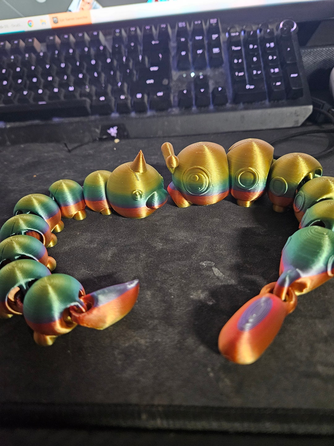 Caterpie/weedle Fidget Toy - Etsy