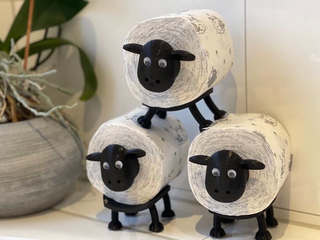 Toilet Paper Holder emma the Sheep Bathroom, Toilet Paper Holder Toilet ...