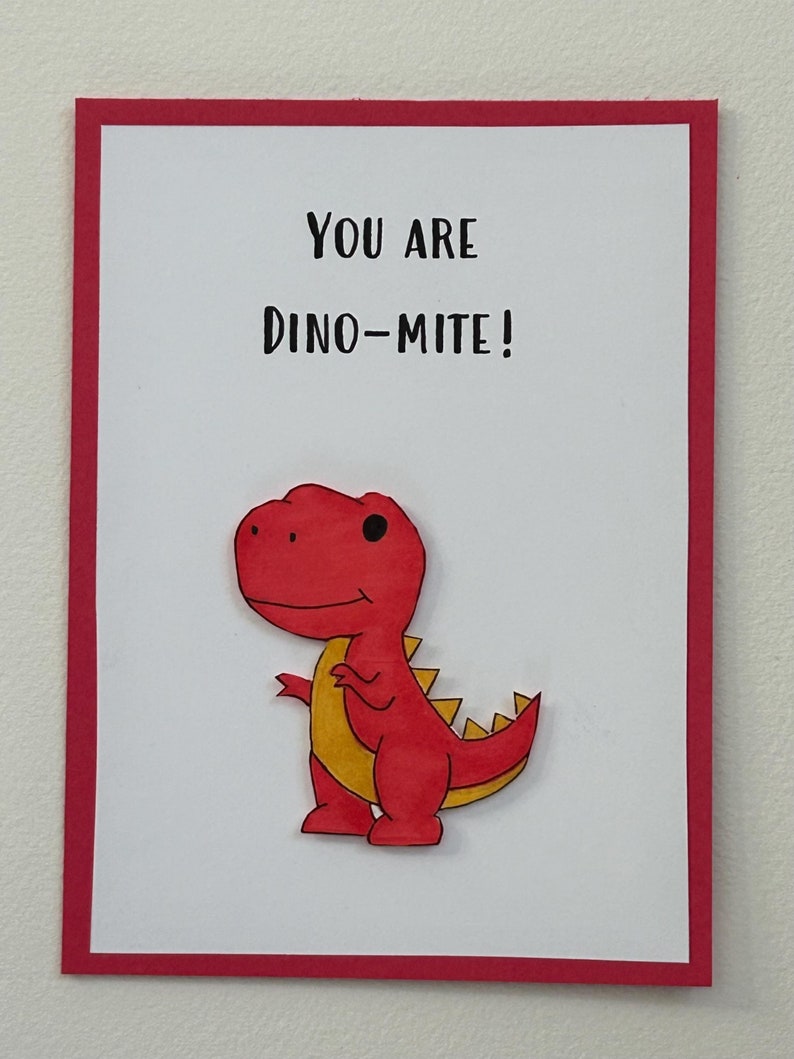 You Are Dino-mite Card - Etsy
