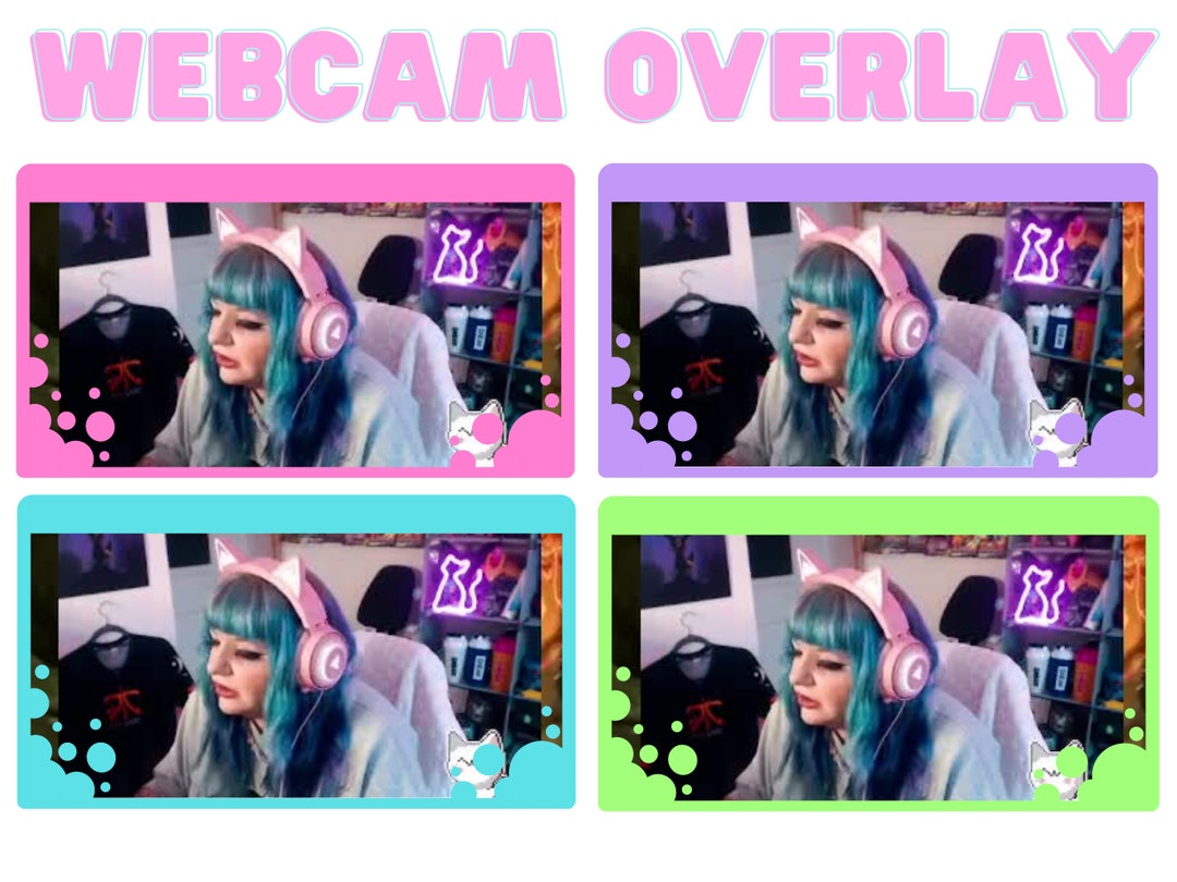 Cute Kawaii Webcam Overlay / Frame for Twitch Youtube - Etsy