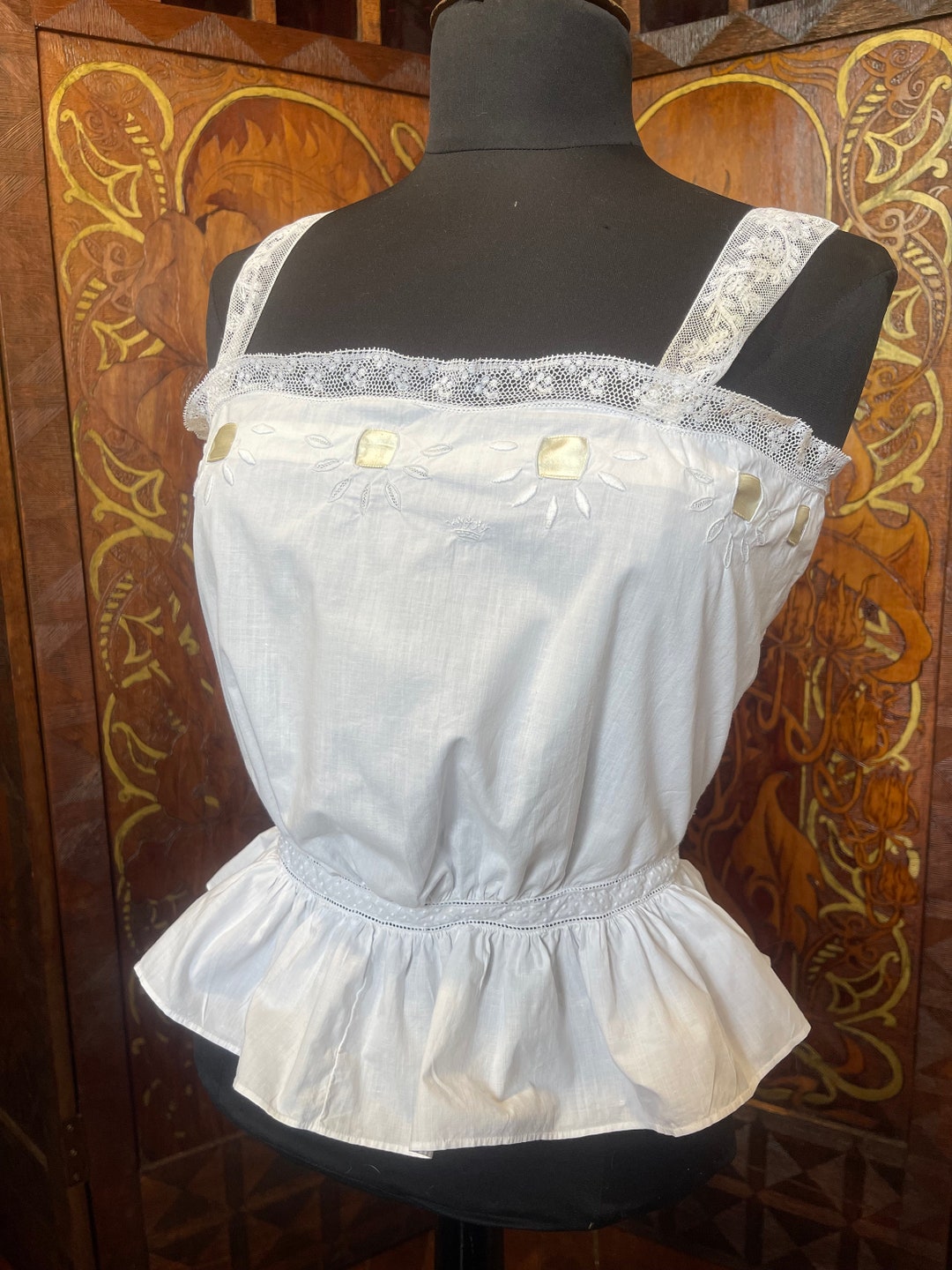 Old Camisole Corset Cover From the 1900s - Etsy