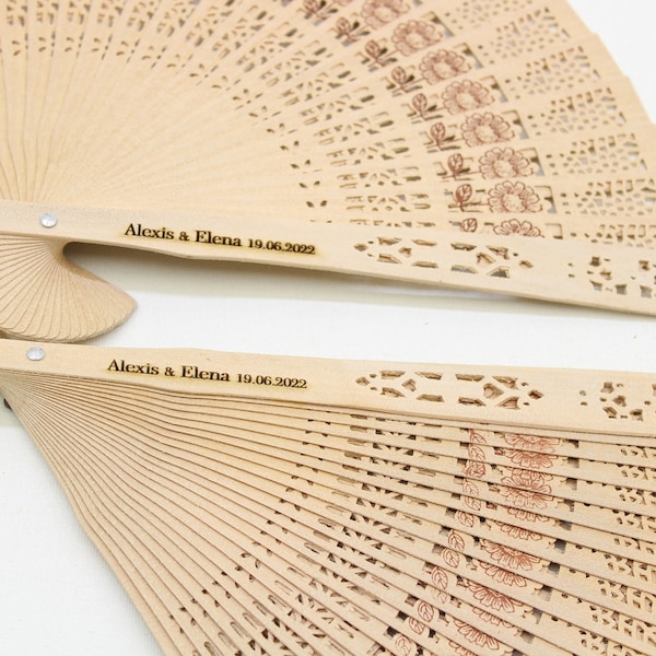 Personalized Fans - Etsy