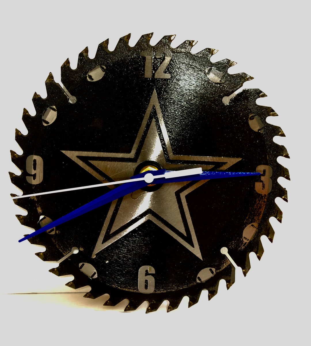 7 Inch Dallas Cowboys Clock - Etsy