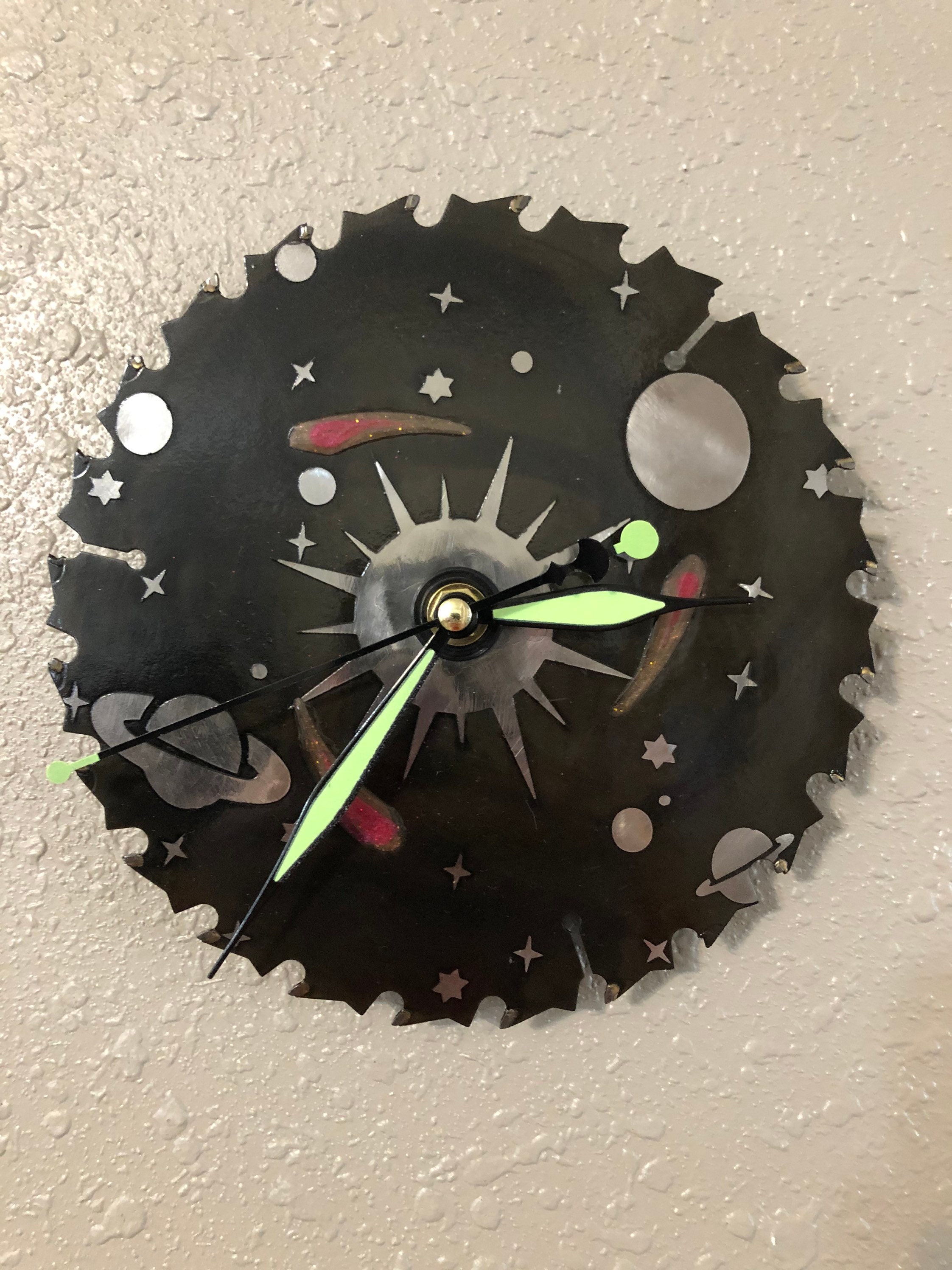 7 Inch Solar System Clock - Etsy