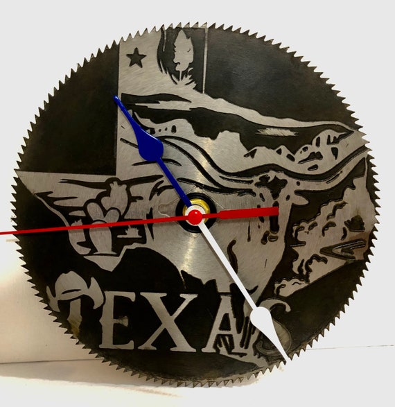 7 Inch Texas Clock - Etsy