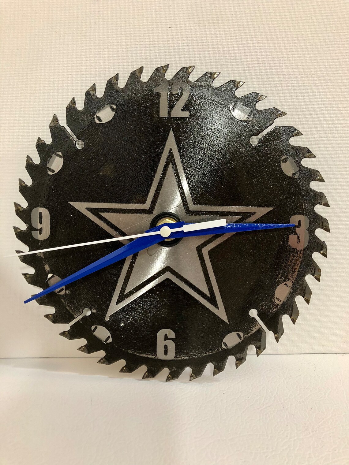 7 Inch Dallas Cowboys Clock - Etsy