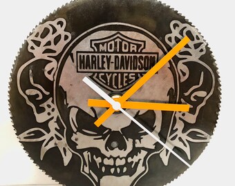 Harley Davidson Clock - Etsy