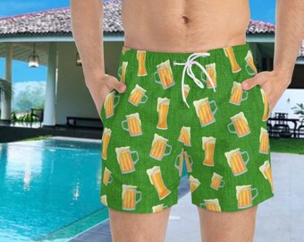 Mens Beer Swim Trunks - Etsy